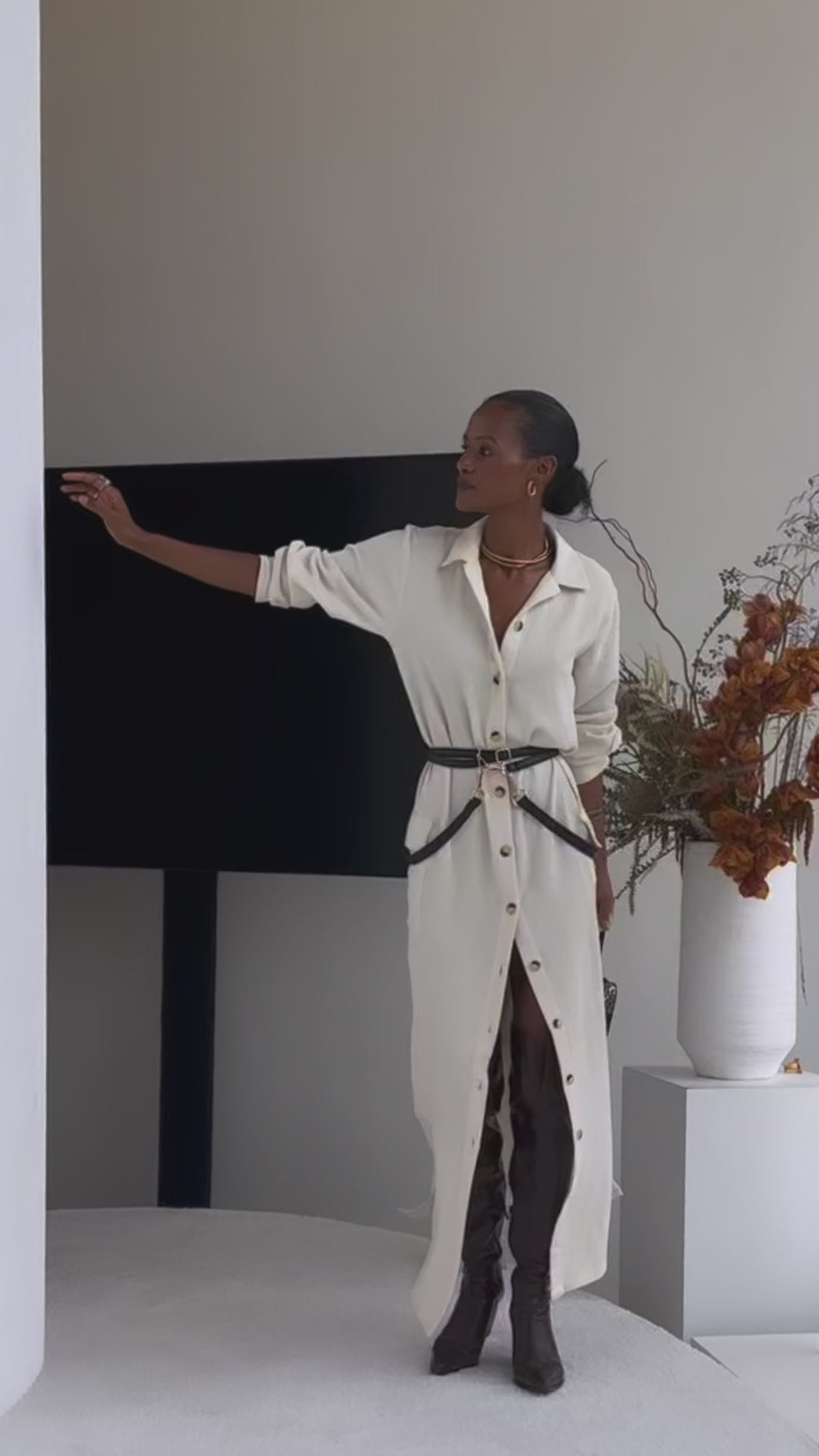 Divine Elegance Shirt-Dress – ADEY ABEBA